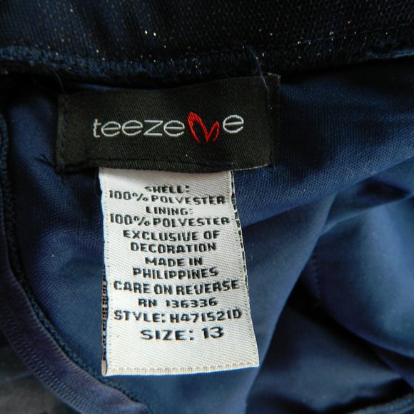 Teeze Me | Dresses | Teezeme Cocktail Prom Dress Party Size 3 Strapless ...